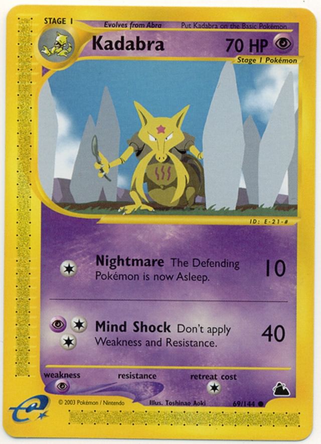 Kadabra will finally be returning to Pokemon TCG after nearly two decades