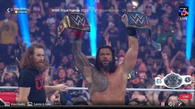 "Simply amazing!” - WWE Universe goes crazy after Roman Reigns retains his Undisputed Universal ...