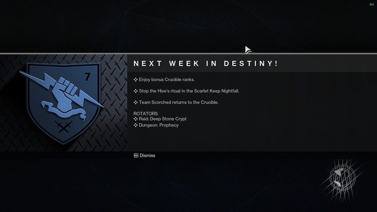 When will Destiny 2 servers be back online? (January 25)