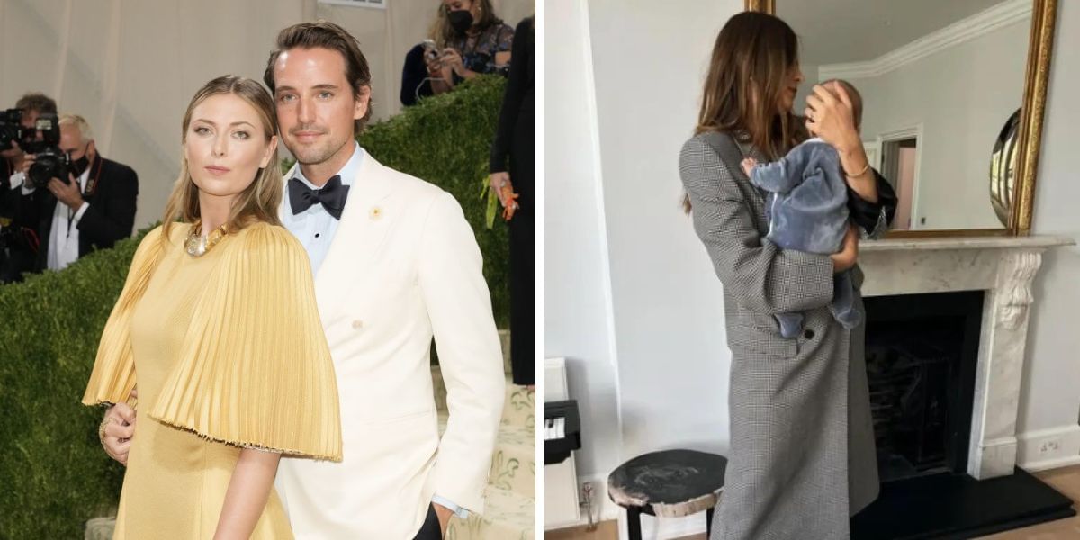 Maria Sharapova and fiance Alexander Gilkes celebrate son Theo's 6 ...