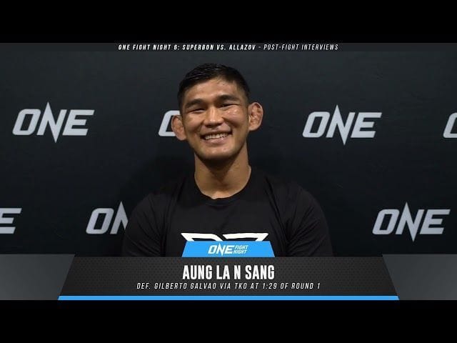 Aung La N Sang: Aung La N Sang thanks trainers, still ecstatic over ...