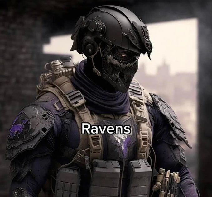 Concept art showcasing NFL Call of Duty operator skins causes a ...