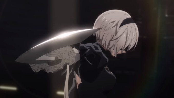 NieR: Automata Ver1.1a episode 1 - 2B locates the Goliath-class Weapon ...