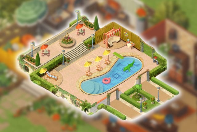 Merge Mansion Pool area guide: Tips, progress and more