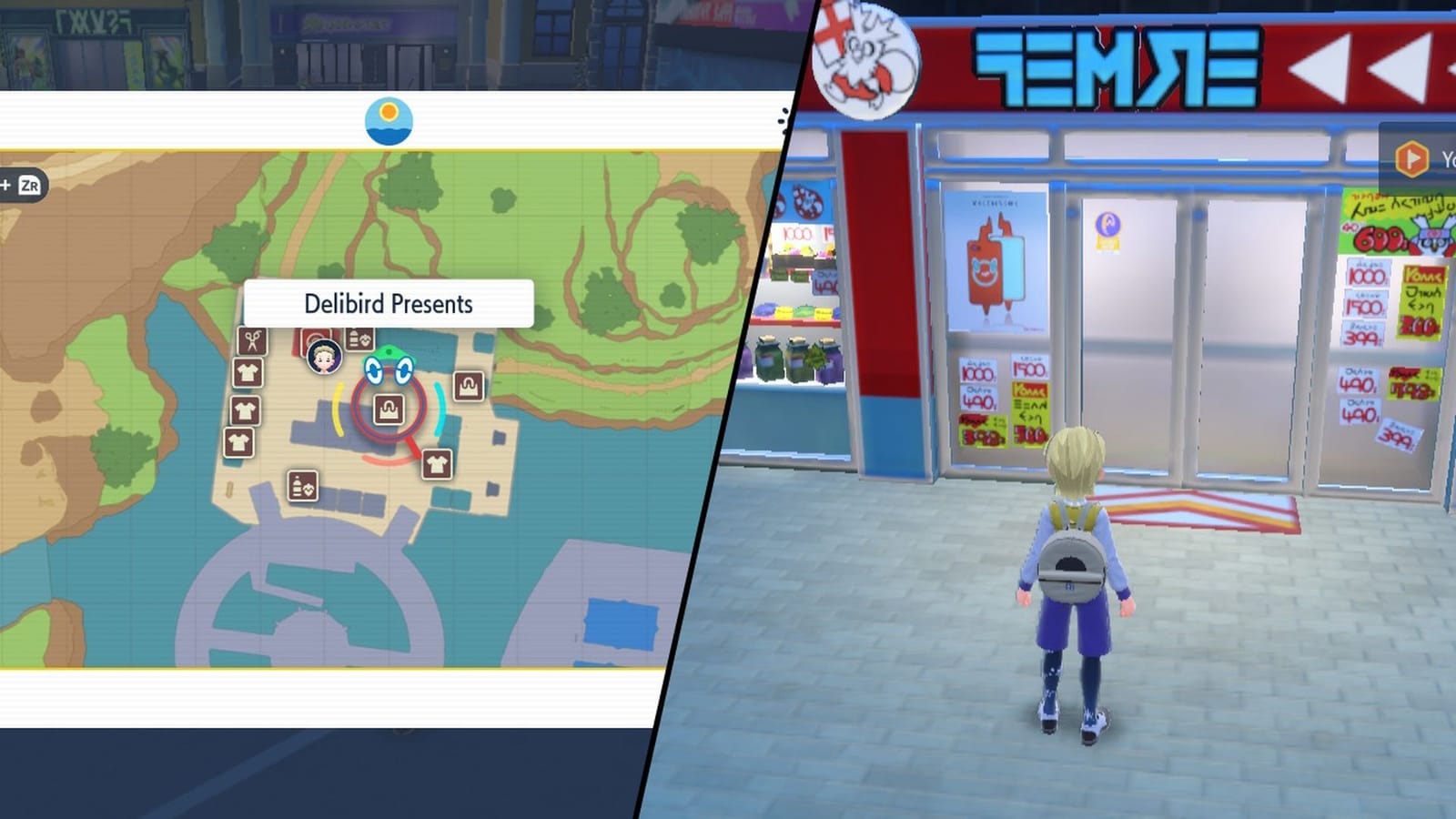 All Delibird Presents locations in Pokemon Scarlet and Violet