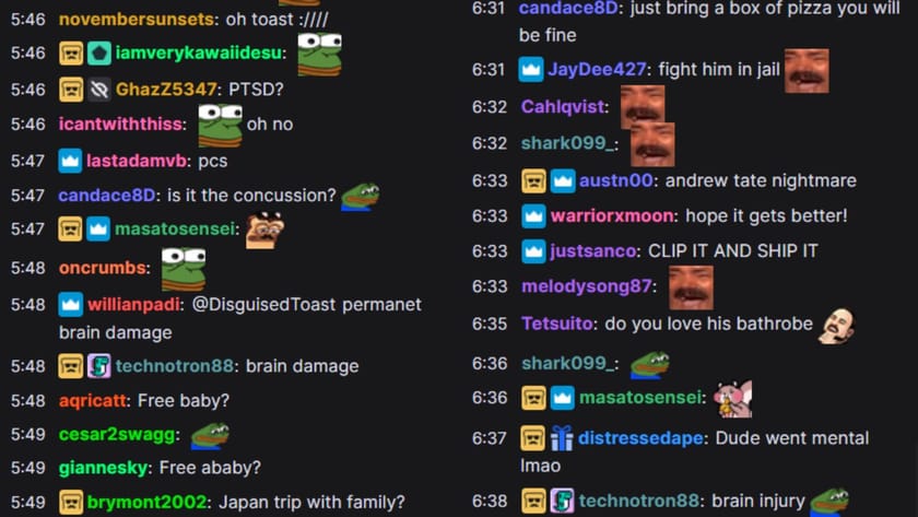 Disguised Toast reveals recent dream about boxing Andrew Tate, says he ...