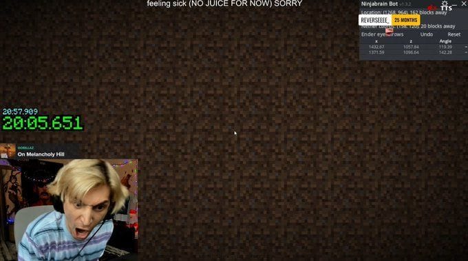 "It's been two years": xQc finally beats Forsen in Minecraft speedrunning