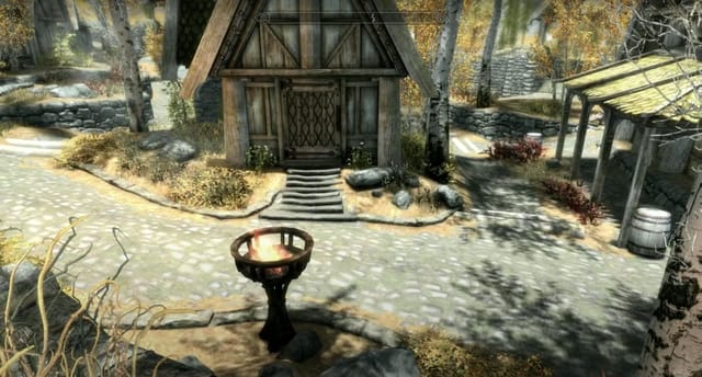 How to build houses in Skyrim?