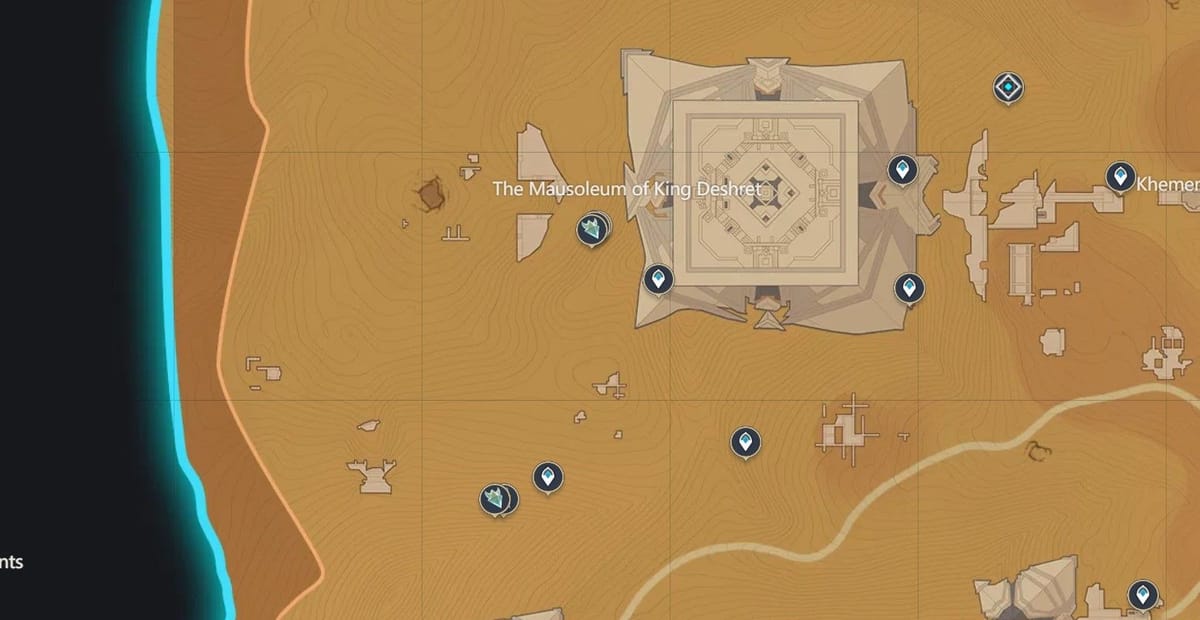 Genshin Impact Crystal Core farming locations and route