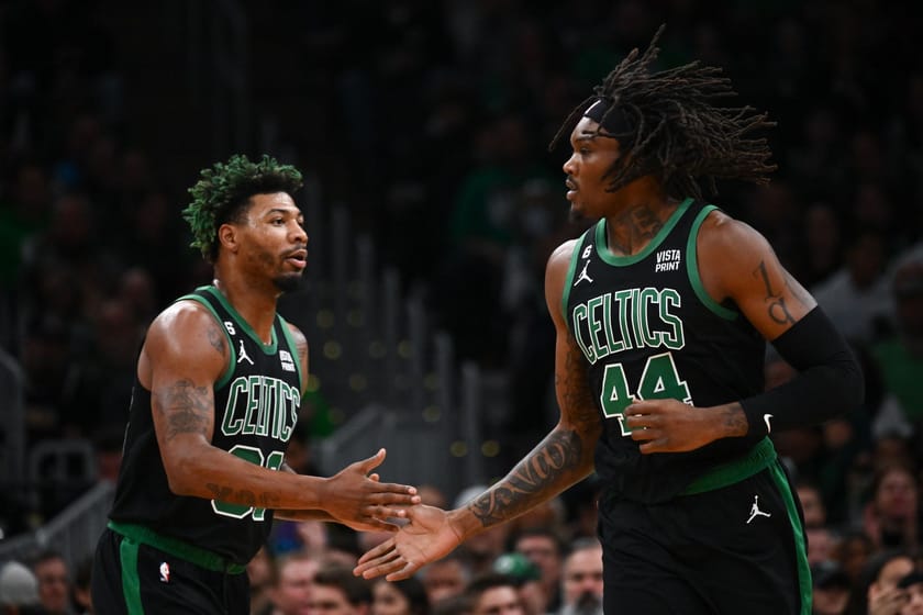 Fans send in hilarious reactions to Rob Williams breaking the rim in Denver