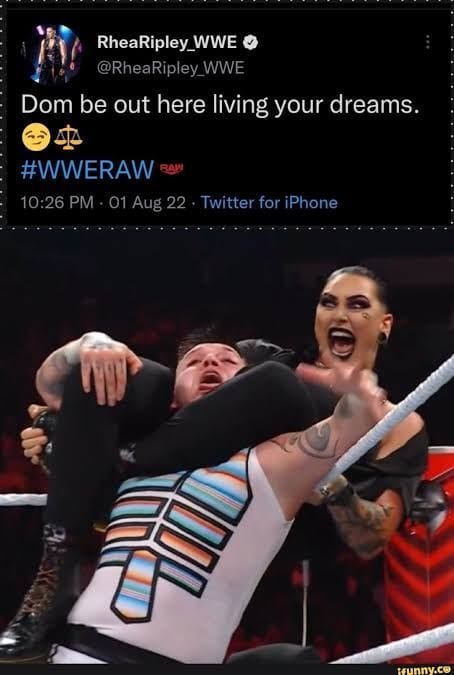 "Rhea Ripley fell to her knees"- Wrestling world reacts to male WWE ...