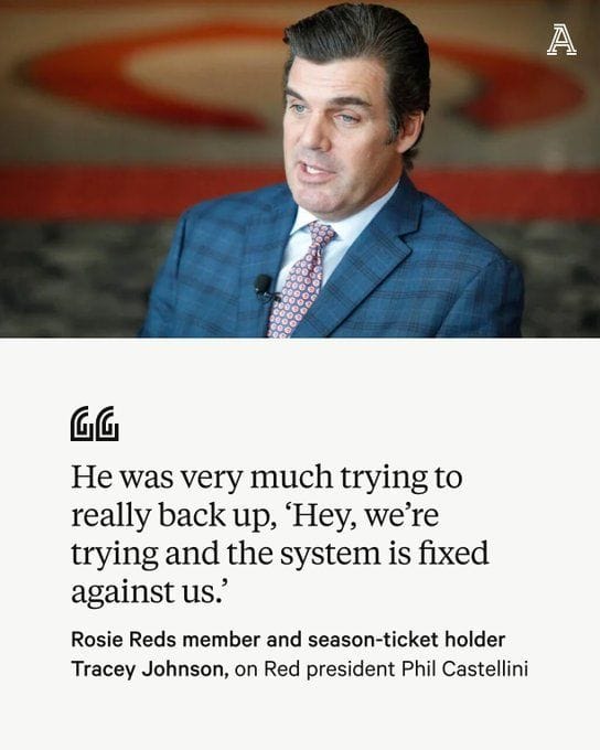 MLB Twitter reacts to Cincinnati Reds President Phil Castellini ...