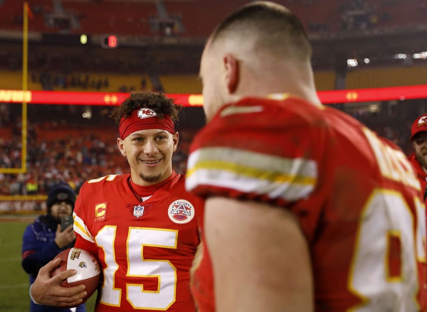 "Burrowhead my a**, it's Mahomes' house" - Travis Kelce and Patrick ...