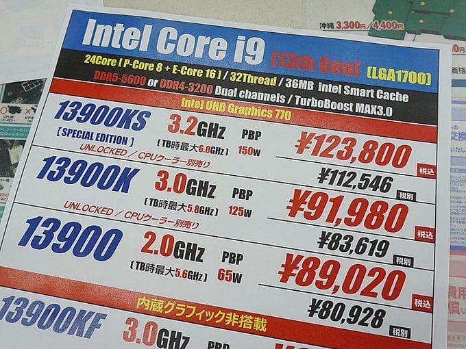 Intel launches Core i9 13900KS processor with 6 GHz clock speeds ...