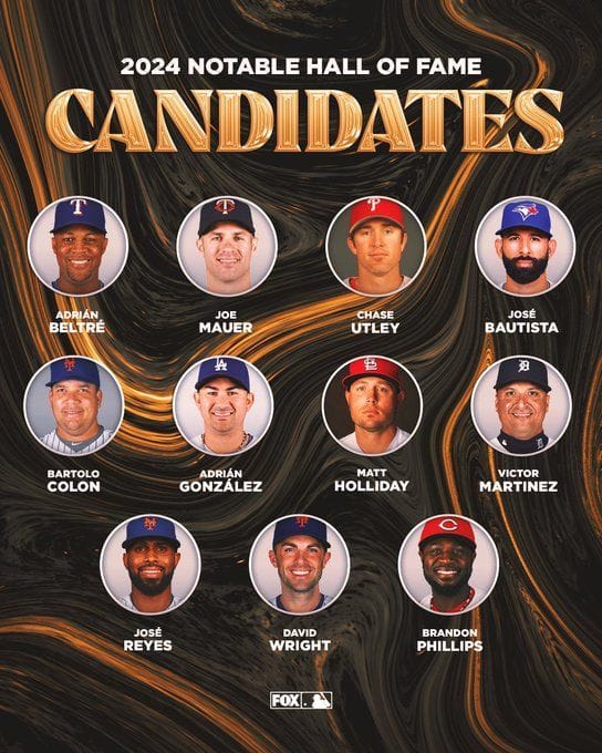 2024 MLB Hall of Fame Ballot: 2024 MLB Hall of Fame Ballot: Adrian ...