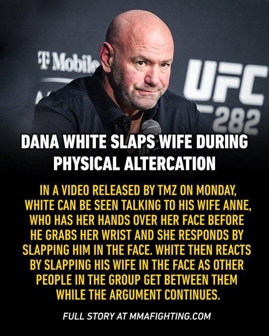 Dana White handled slap incident with wife "the right way", says ex-UFC ...
