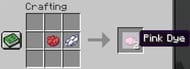 Dye Recipes in Minecraft