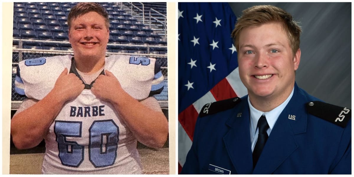 Who is Hunter Brown? Tributes pour in as Air Force Falcons football ...