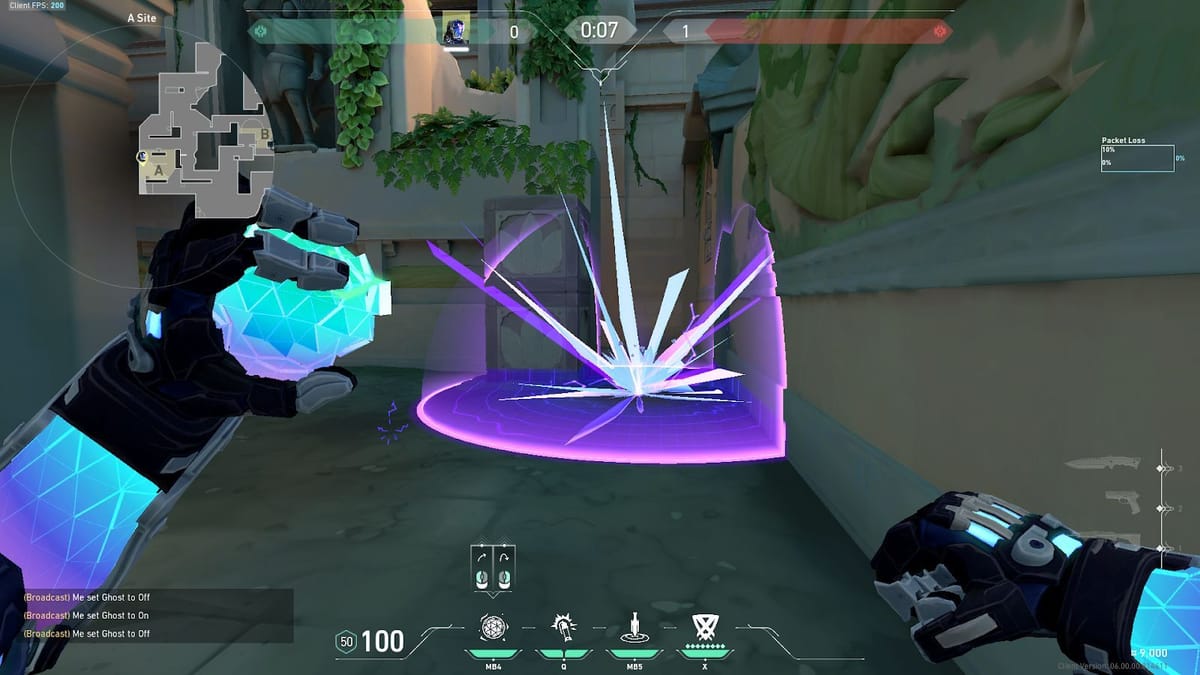 Best Kay/O lineups for Lotus in Valorant