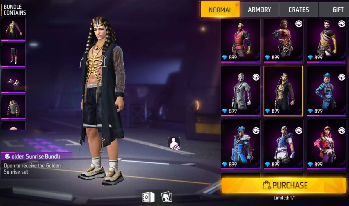 5 best Free Fire items to purchase from in-game store in 2023