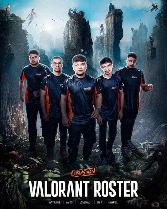 Orangutan Esports unveils new Valorant roster with former Enigma players