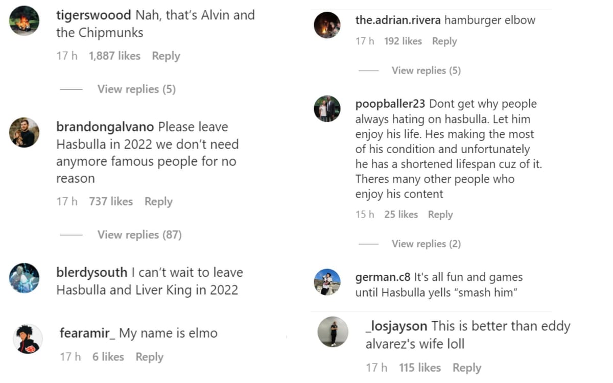 UFC world reacts to coach Hasbulla shouting at the fighters