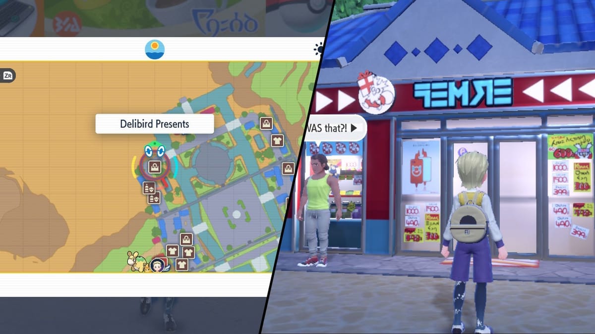 All Delibird Presents locations in Pokemon Scarlet and Violet