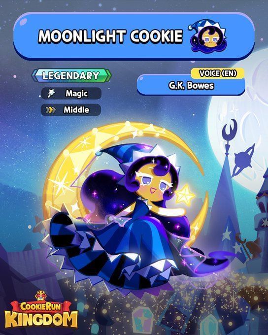 Best Moonlight Cookie topping in Cookie Run: Kingdom