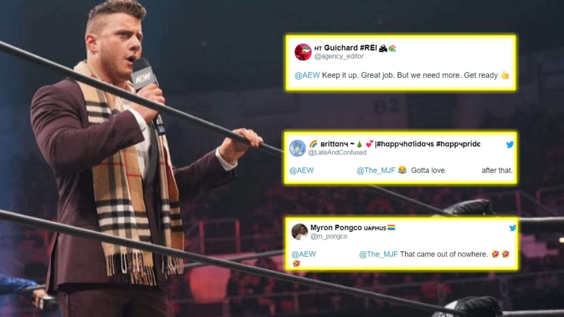 Wrestling fans left in splits during AEW star's hilarious Dynamite ...