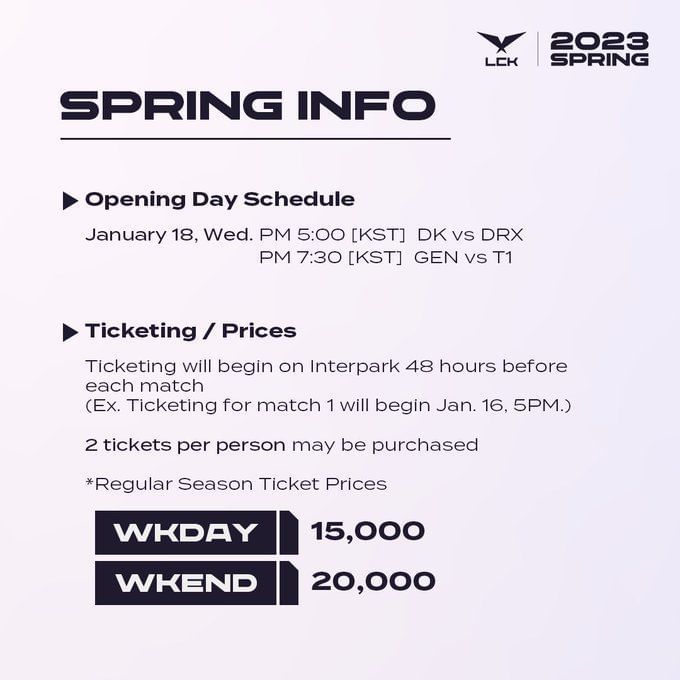 League of Legends LCK 2023 Spring Split: Starting date, schedule for ...