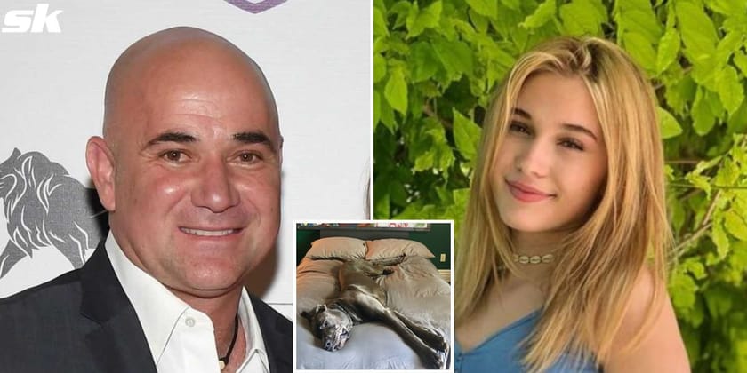 Tennis: Andre Agassi welcomes snowy new year with beloved pet by his ...