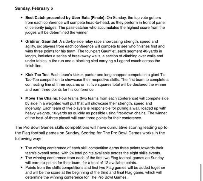 2023 Pro Bowl Games skills competition: Complete list, date, time and ...