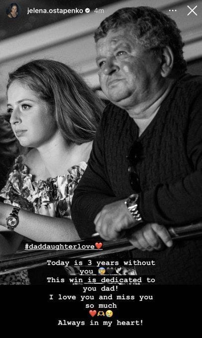 "This win is dedicated to you Dad" - Jelena Ostapenko's emotional ...