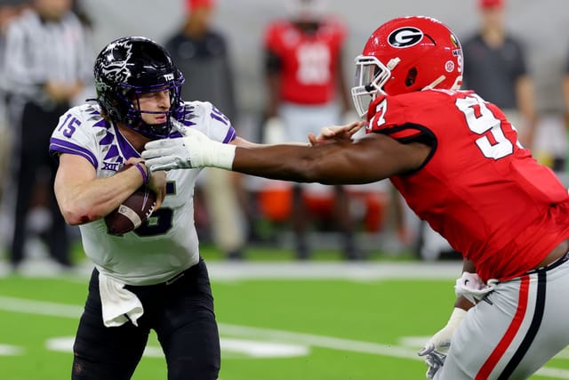 Fans roast TCU for losing in blowout fashion to Georgia in National ...