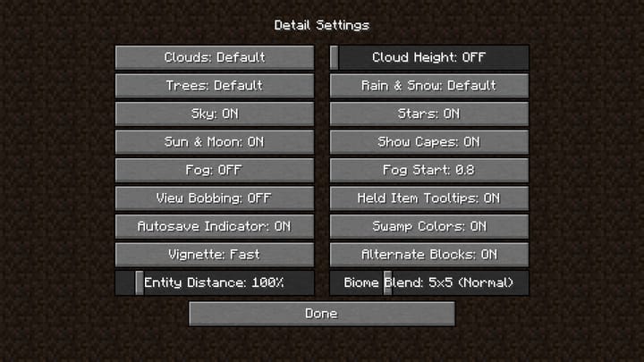 Best Minecraft OptiFine settings for FPS (2023)