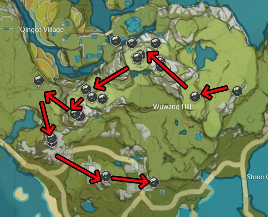 Where to find Qingxin flowers in Genshin Impact: Locations and farming ...