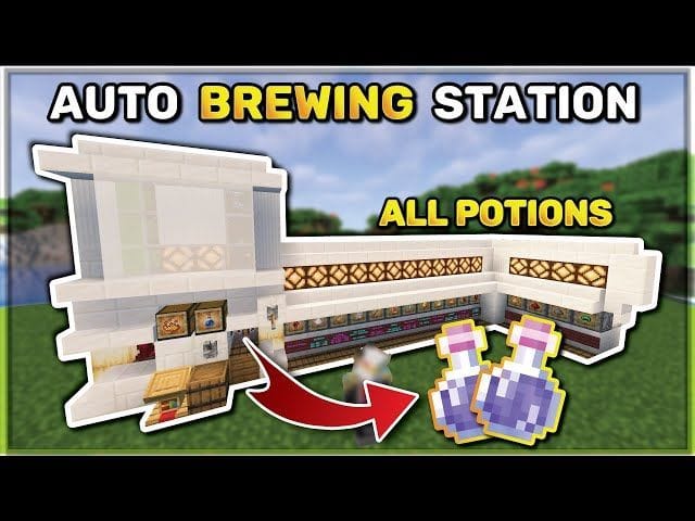 How to make an automatic potion brewer in Minecraft