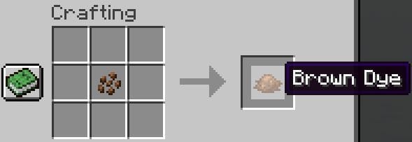 Dye Recipes in Minecraft