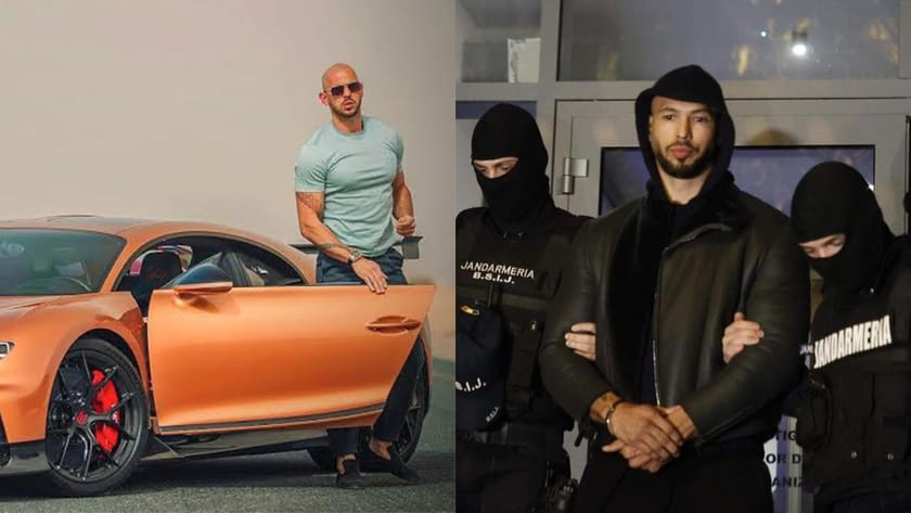 Romanian authorities allegedly seize Andrew Tate's exotic cars ...