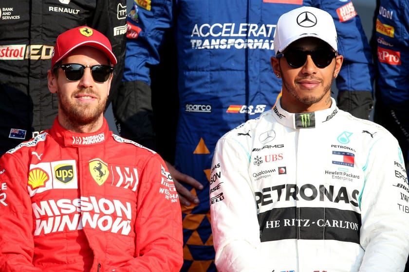 Years before winning 7 titles, Lewis Hamilton tipped Sebastian Vettel ...