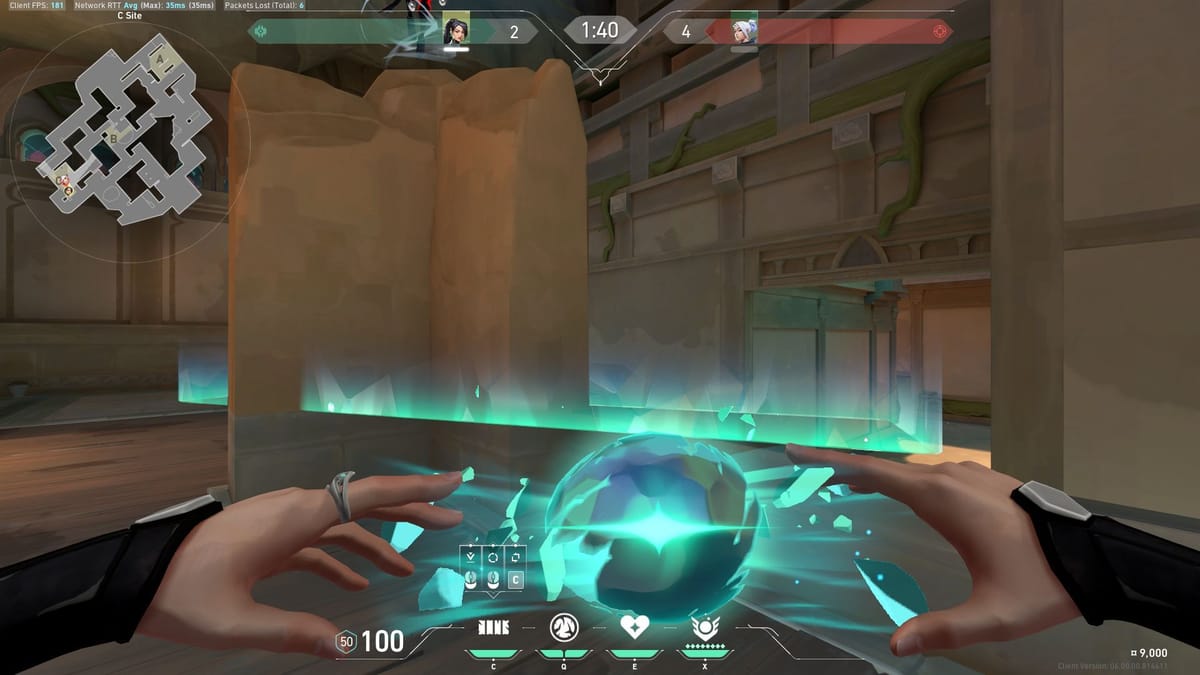 Best Sage walls for Valorant's Lotus map