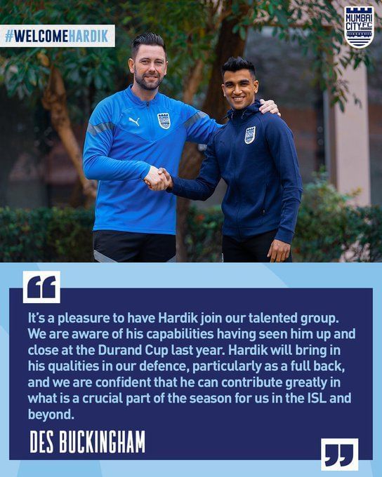 ISL 2022-23: Who is Hardik Bhatt, Mumbai City FC's new signing?