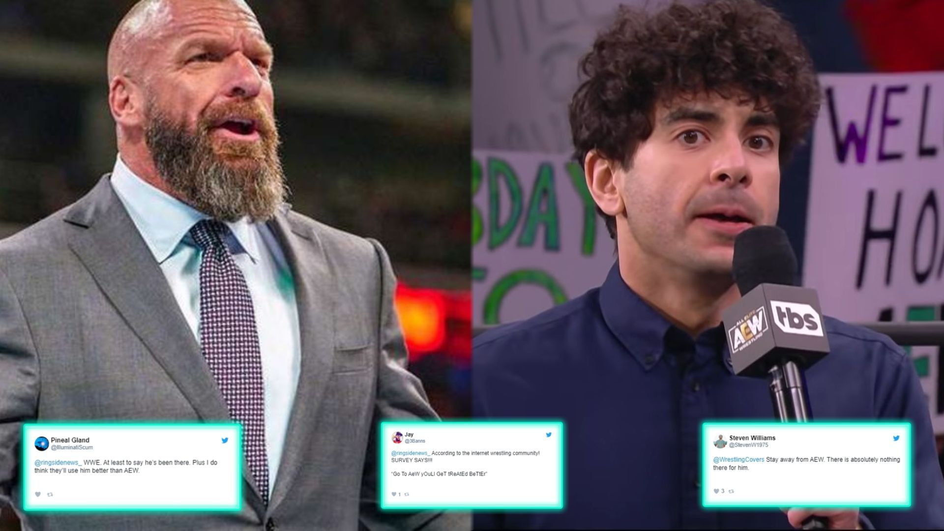 "He should take his shot at the big time in WWE with Hunter [Triple H ...