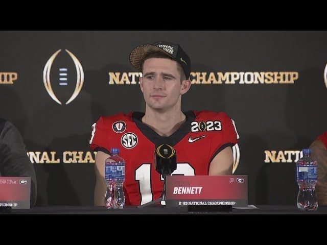 NFL fans left debating Georgia football QB Stetson Bennett's future ...