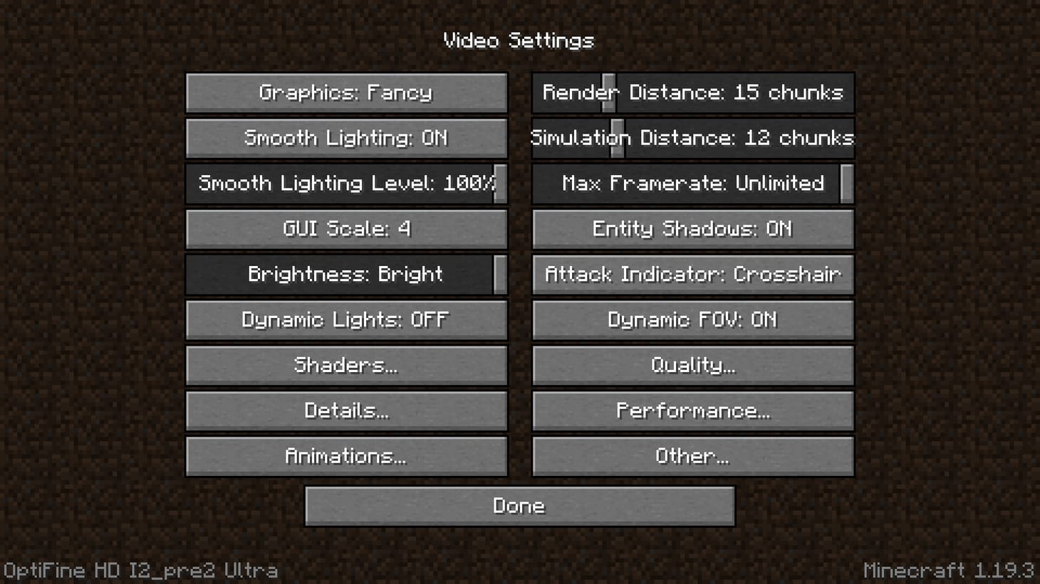 Best Minecraft OptiFine settings for FPS (2023)