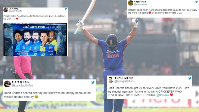 "Finally the world is healing" - Fans erupt as Rohit Sharma scores an ...