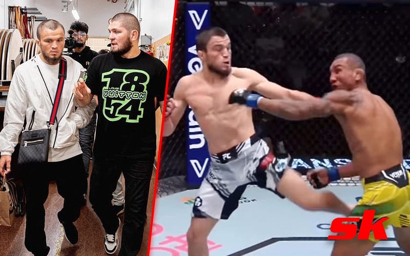 Khabib Nurmagomedov gives one-word reaction to Umar Nurmagomedov's UFC ...