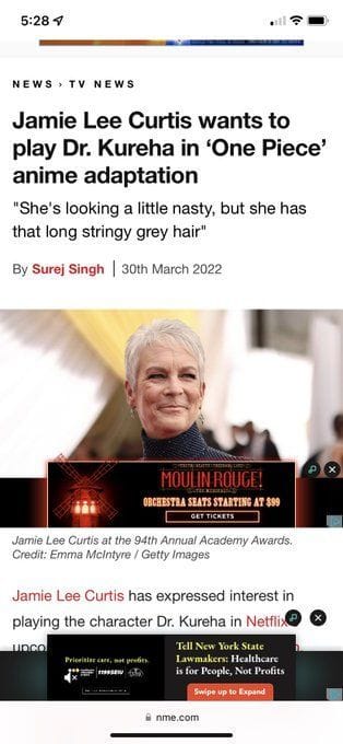 What will the first season of One Piece live-action cover?