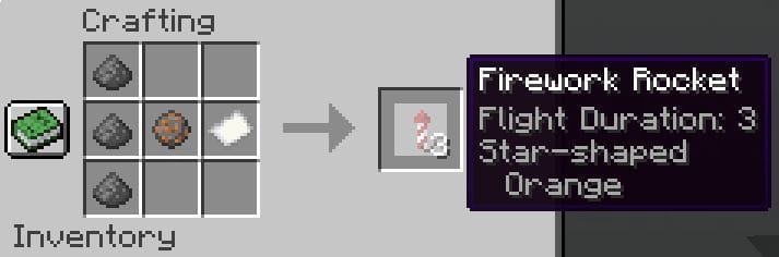 Firework Recipes in Minecraft