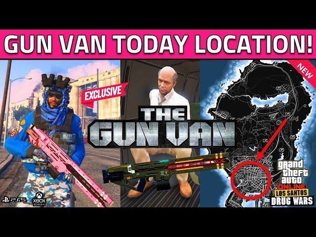 Why GTA Online Gun Van changes its location every day?